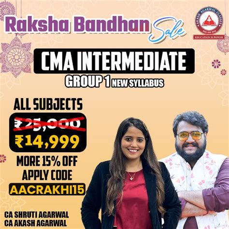 Akash Agarwal Classes Cma Intermedaite Group 1 Akash Agarwal Classes