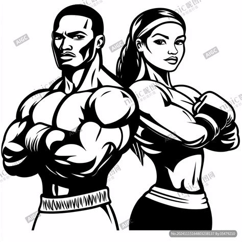 Ai创作图健美男女 健身吉祥物 健身房吉祥物 健美健身健身人物 健身房卡 男运动员女运动员 美容健身吉祥物 健美标志 健身kt版素材 健身健美锻炼身体 健身人物形象 健身素材健身挂画 健美海报