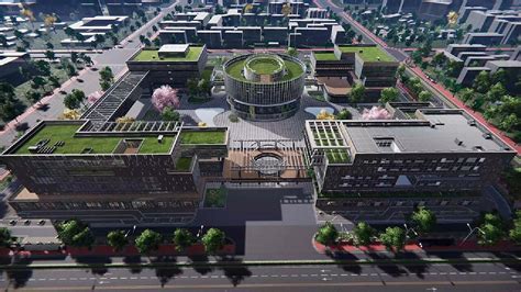 智慧城市 Unity场景制作 璐璐 茶叶蛋 站酷zcool