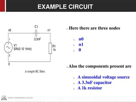 PPT CIRCUIT ANALYSIS USING NGSPICE PowerPoint Presentation Free Download ID