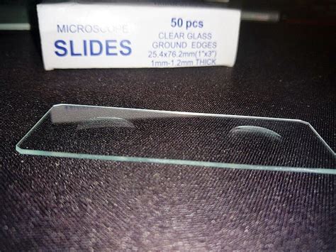 Microscope Slides With Double Concave Clear Glass Grandado