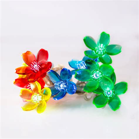 Led 10lt Flower String Light