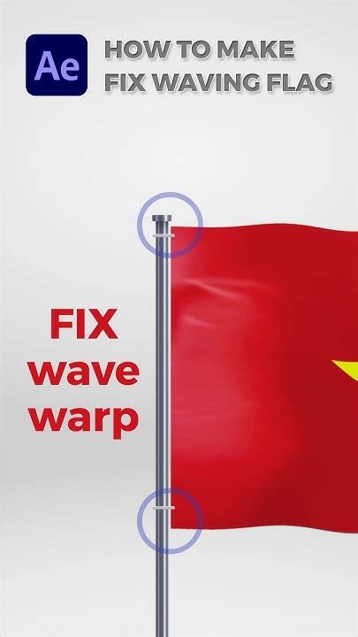 Fix Waving Flag In Aftereffects Shorts Tutorials Animation Motion