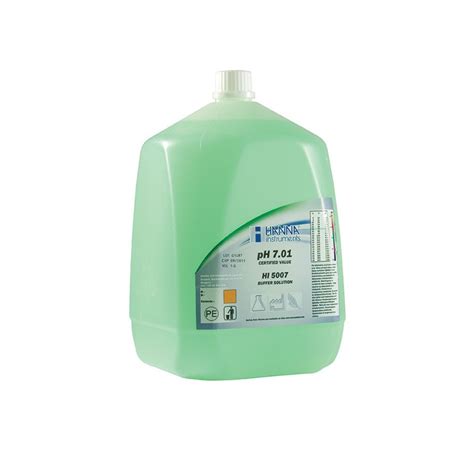 Hi 5007 G08 Ph 7 00 Green Technical Buffer Solution 2 X 1 Gallon Bottles With Certificate