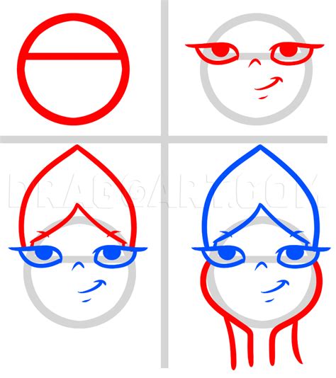 How To Draw Candace Easy Drawing Step By Step By Dawn Dragoart