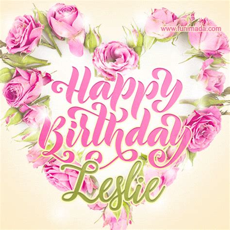 Happy Birthday Leslie S For Her Download On