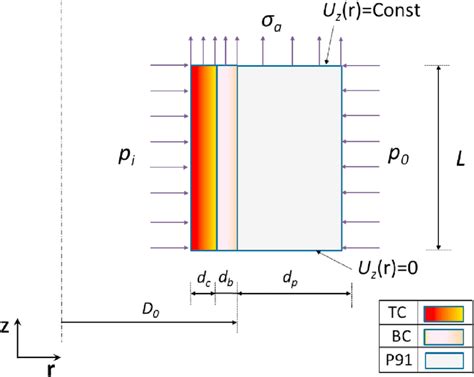 The Geometry And Boundary Conditions For The Axisymmetric Fe Model D 0 Download Scientific