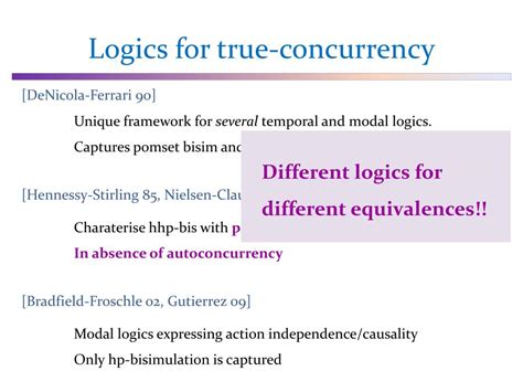 Ppt A Logic For True Concurrency Powerpoint Presentation Free