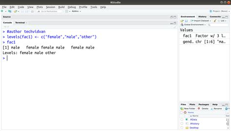 R Factors Operating On Factors And Factor Levels Techvidvan