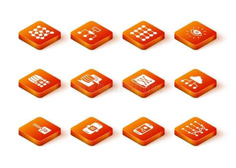 Set Binary Code Artificial Intelligence Ai Server Data Mobile Phone