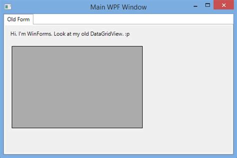 C Using Part Of A Large Winforms Project Inside A Large Wpf Project