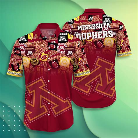 Minnesota Golden Gophers Hawaiian Aloha Shirts Robinplacefabrics