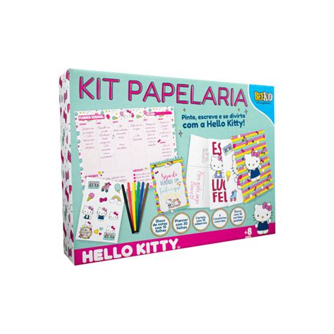 Kit Papelaria Hello Kitty Korea Mart