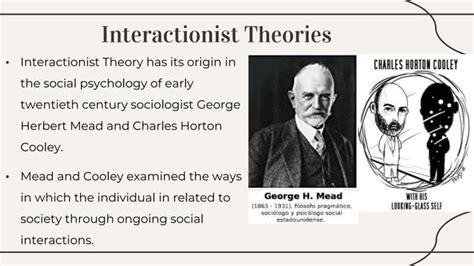 Interactionist Theory Symbolic Interaction Pptx