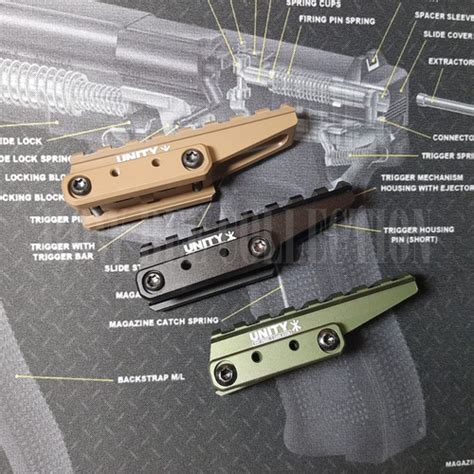 Jual Unity Rail Riser Optic Unity Style Fast Riser Optic Micro Mount AEG Riser C Mas Low