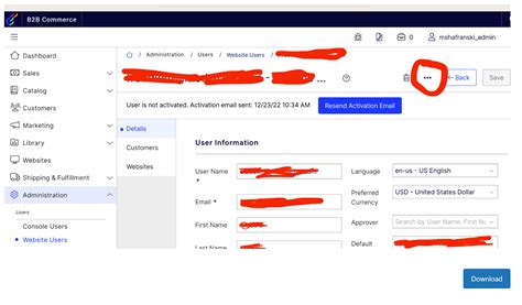 Admin Console Website User Options Do Not Display Support Help Center