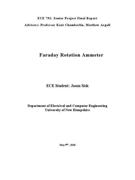 Faraday Effect Pdf Polarization Waves Optical Fiber