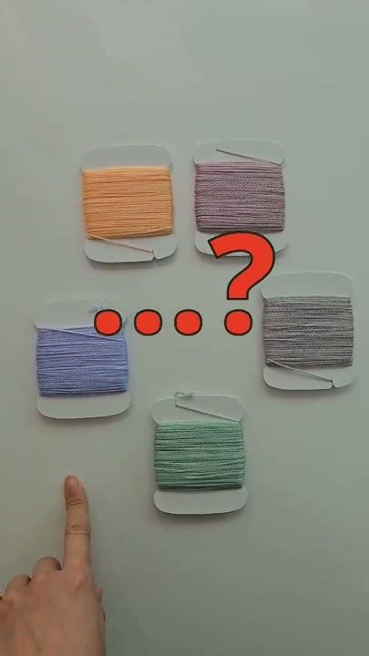 온도에 따라 색이 변하는 실이 있다 없다 온도1탄 Youtube