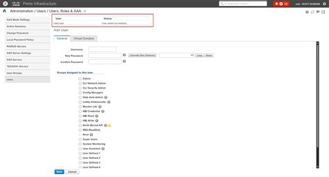 Cant Create New Accounts In Cisco Prime Cisco Community