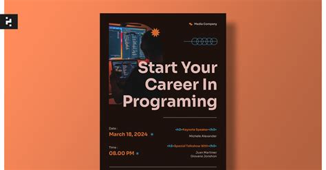 Coding Class Flyer Template 233090 Templatemonster