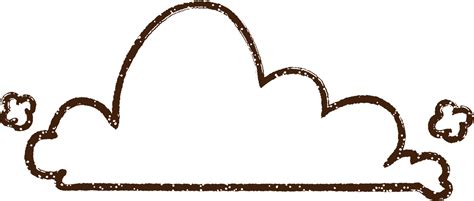 Clouds Charcoal Drawing 9592261 Vector Art At Vecteezy