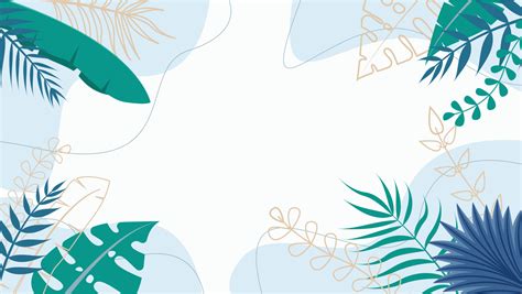 Leaf Boho Abstract Liquid Background Color Blue Bohemian Style Templatevv 23028217 Vector Art At