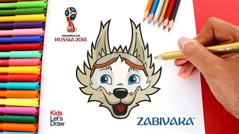 Cómo Dibujar A Zabivaka La Mascota Del Mundial Rusia 2018 Fifa