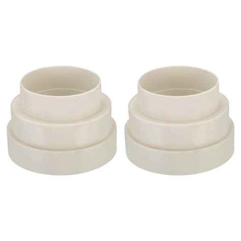 Uxcell 65 To 6 To 46 Duct Reducer 2pcs Duct Connector Ducting