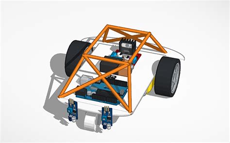 3d Design Tugas Robot Line Follower Tinkercad