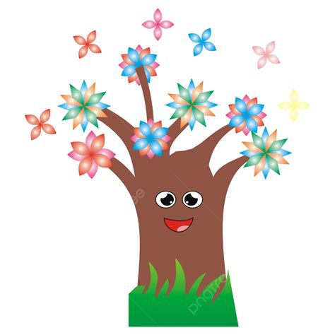 شجرة الكرتون المتجه Calipart شجرة لطيف شجرة الأشجار Png والمتجهات