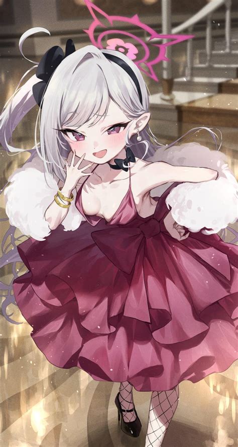 Mutsuki In A Dress Teasing You By Misekiss R Bluearchive