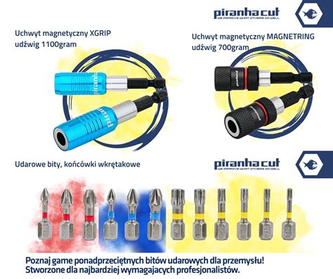 Uchwyty magnetyczne do bitów MAGNETRING