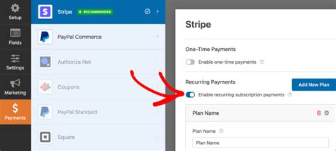 How To Create A Recurring Donation Form In Wordpress Step By Step
