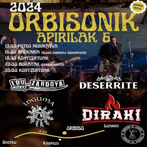 Orbisonik Llena Orbiso De Música Este Sábado