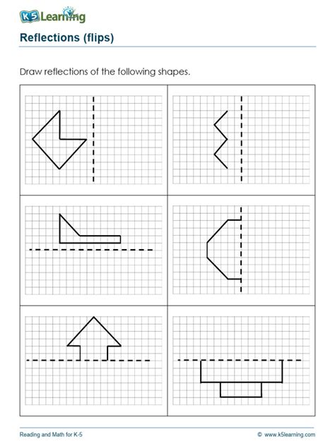 Grade 4 Geometry Reflections C Pdf Teaching Methods And Materials