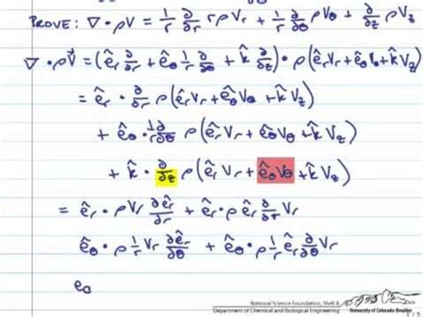 Continuity Equation