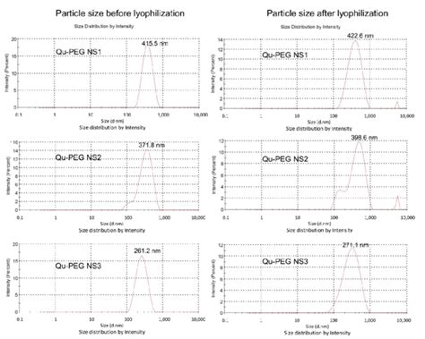 Particle Size Distribution Of Nanosuspensions Before And After Download Scientific Diagram