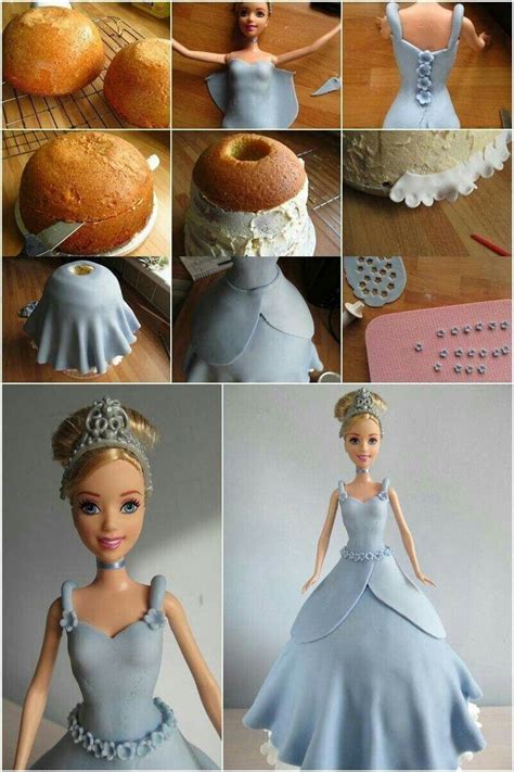 Doll Cake Tutorial Barbie Doll Cakes Mini Doll Cake Doll Cake