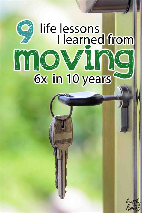 9 LESSONS I LEARNED MOVING Healthy Christian Home