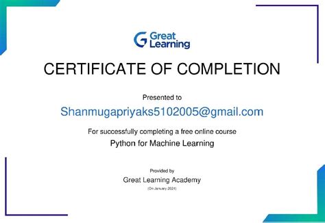 Shanmugapriya Karthikumar On Linkedin Machinelearningcertificate
