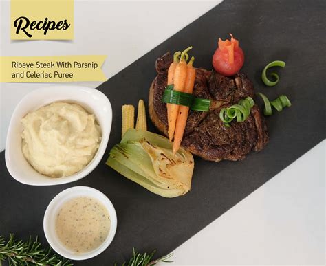 Ribeye Steak With Parsnip And Celeriac Puree Prinos Farm And Deli Ribeye Steak With Parsnip And Celeriac Puree Prinos Farm And Deli