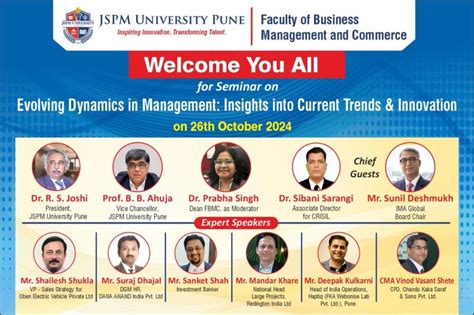Dr Prabha Singh On Linkedin The Faculty Of Business Management And Commerce At Jspm University