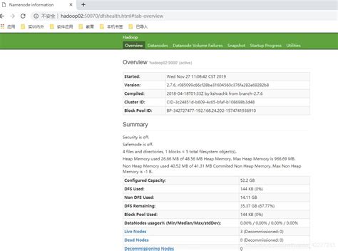hdfs集群正常启动，但web页面仅有一个datanode 主节点的问题 hadoop只有一个datanode csdn博客
