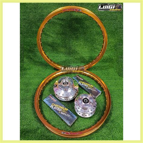 ⚠ ∩ Rim Set Suzuki Raider 150 Fi 17s Hub Set Rim Set Spokes Set Free Bearings Thailand Made
