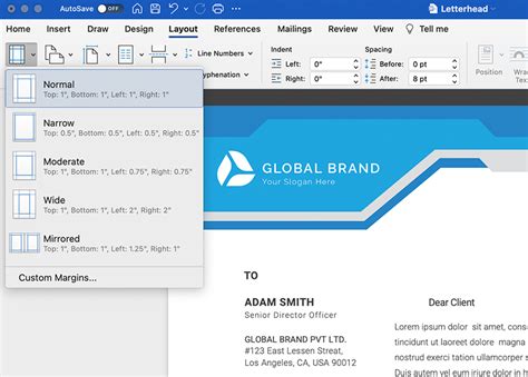 How To Quickly Change The Margins In Microsoft Word Envato Tuts