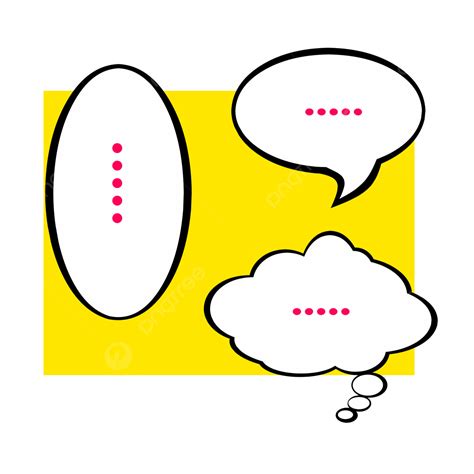 연설 거품 만화 변형 벡터 일러스트 레이 션을 통해 조용한 생각 생각 말풍선 거품 Png 일러스트 및 벡터 에 대한 무료 다운로드 Pngtree