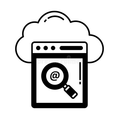 Cloud Computing Vector Icon Which Can Easily Modify Or Edit Stock Vector Illustration Of