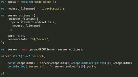 Start Opcua Server With The Xml File Got Error · Issue 535 · Node Opcuanode Opcua · Github