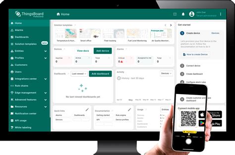 Mobile Application QR Code ThingsBoard Professional Edition