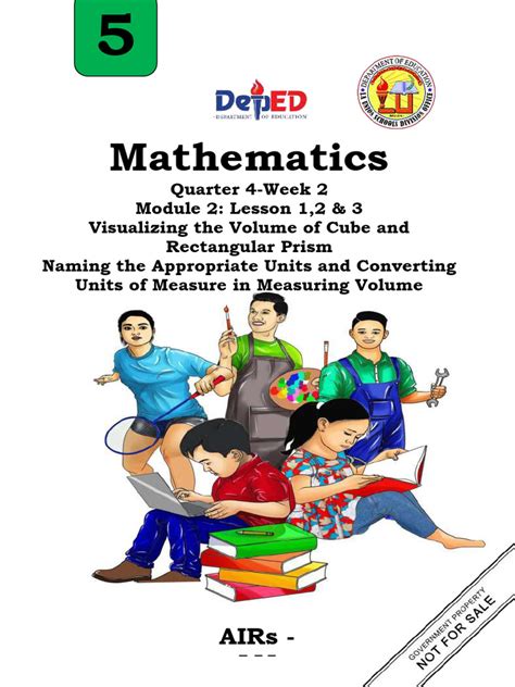 Math 5 Quarter 4 Module 2 Week 2 Final Ray Jayson Flores Download Free Pdf Volume Length